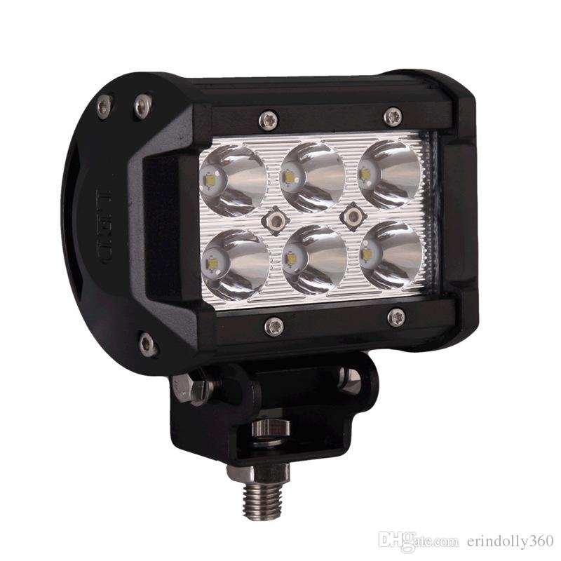 LUCES DE LED LARGO ALCANCE : FOCO LED 18W (2 UNIDADES)