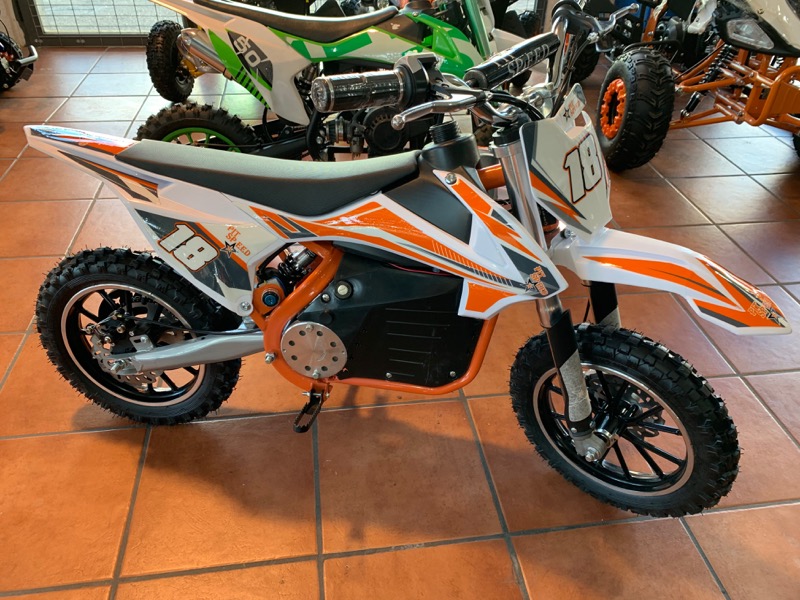 MINICROSS : MINIMOTO ELECTRICA CROSS MX1000E (1000W) RUEDA 10"/10"